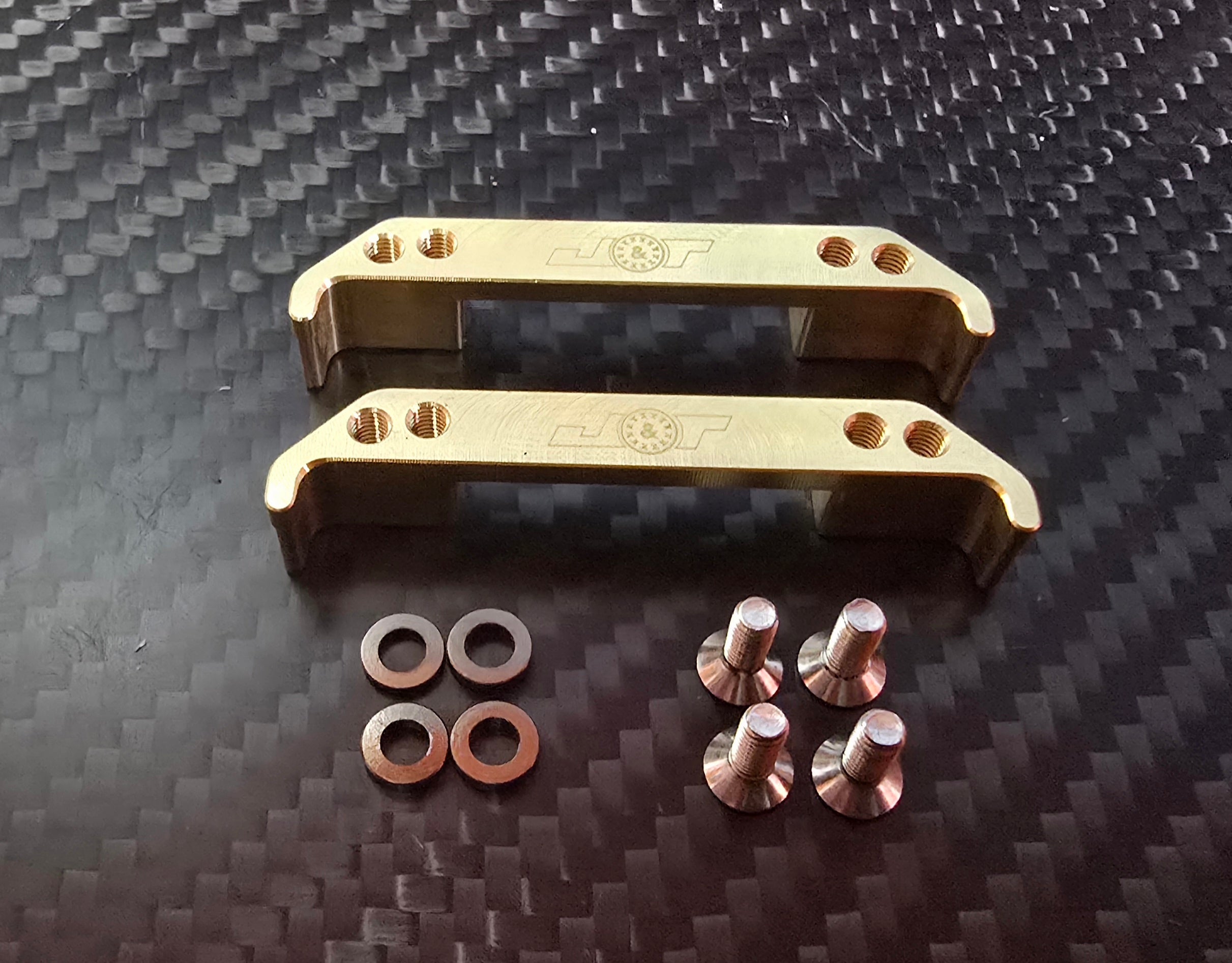 Custom Works & Team GFRP Brass Battery Locators – Cheaters Ink Motorworks