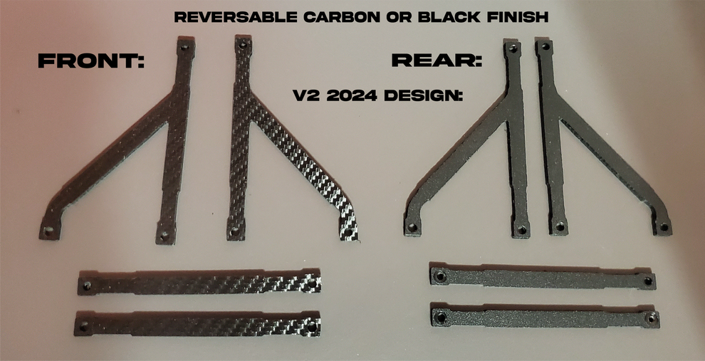 V2 2024 KYDEX®️ 4" Y-Brace Kit (Set of 4) – Cheaters Ink Motorworks